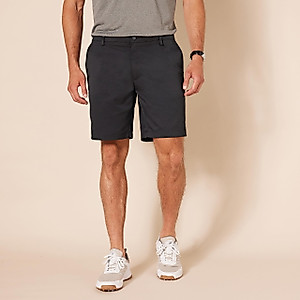 Amazon Essentials Men's Slim-Fit Stretch Golf Short, Black, 33