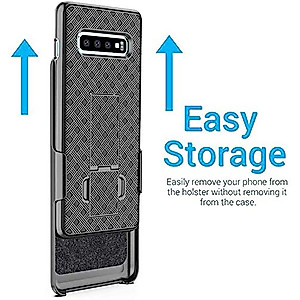 Aduro Cell Phone Holsters for Samsung Galaxy S10 Case Protector Includes Belt-Clip & Built-in Kickstand