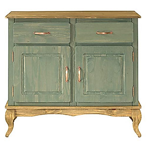Furniture Dash Wood Buffet Sideboard Green