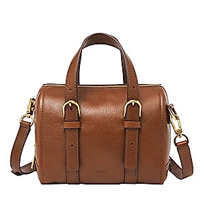 Fossil Carlie Mini Satchel, Brown