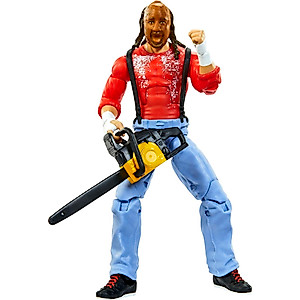 Mattel WWE Chainsaw Charlie Elite Collection Action Figure with Accessories, Articulation & Life-like Detail, 6-inch