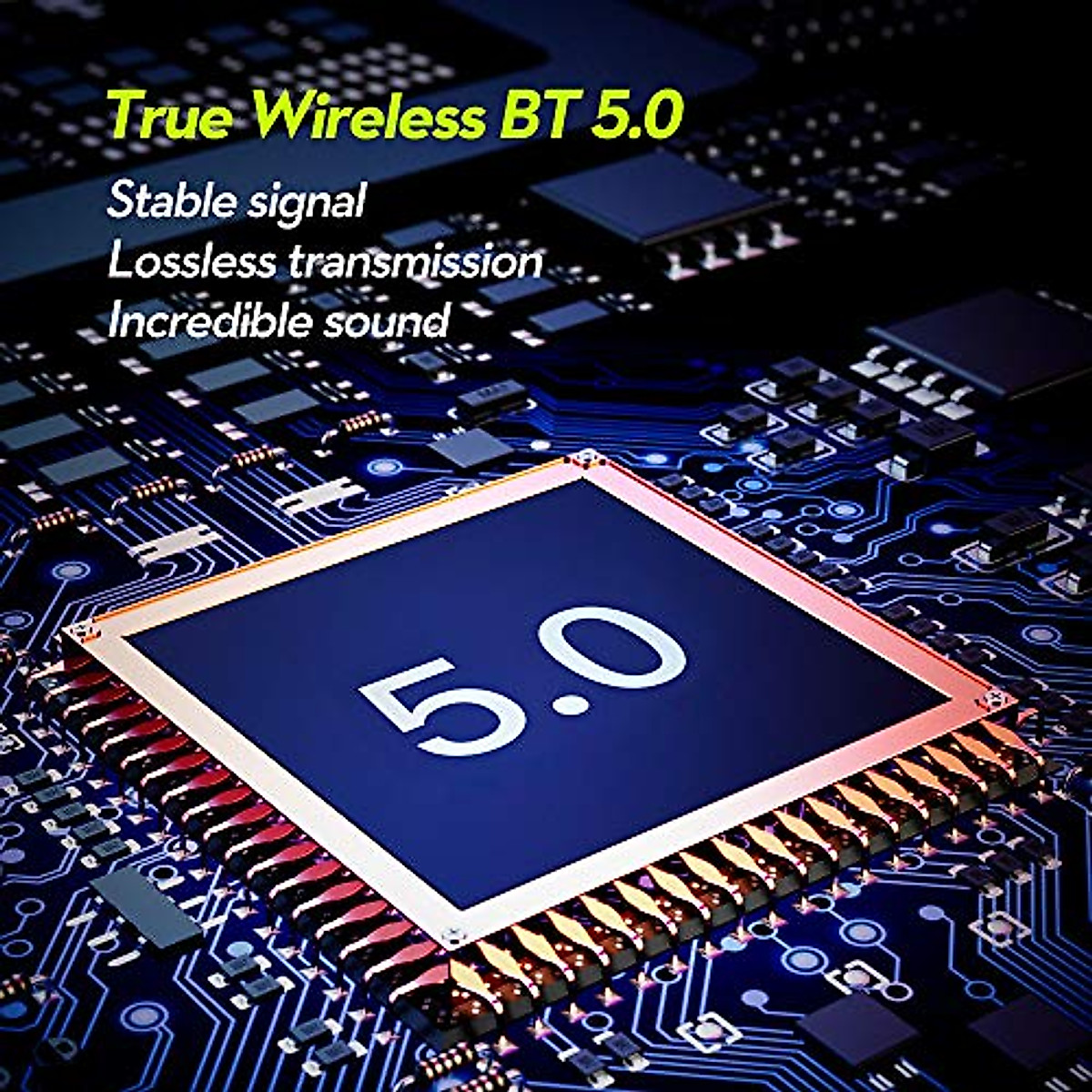 Wireless Earbuds mifo O7 Qualcomm APT-X TWS Bluetooth 5.0 Hi-Fi Stereo Sound CVC 8.0 Noise Cancelling in-Ear Sport Wireless Headphones Built-in Mic IPX7 Waterproof Earphone with Charging Case