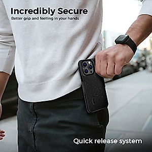 MOTIVE for iPhone 14 Pro Holster Case, Belt Clip Case for Apple iPhone 14 Pro, Shell Holster Combo 14 Pro, Slim Rugged Drop Shockproof Protective Cover with Kickstand (6.1" Pro) | Ranger Series