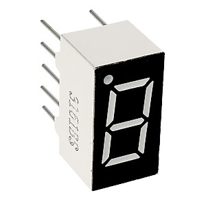 uxcell Common Anode 10 Pin 1 Bit 7 Segment Display 0.55 x 0.3 x 0.33 Inch 0.35" Red LED Display Digital Tube 10pcs