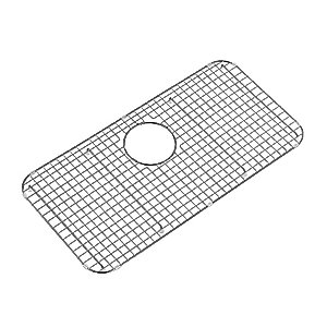 CIPOTAL 27.2 in. x 13.5 in. Rear Drain Kitchen Sink Bottom Grid with Supersoft Silicone Feet in 304 Grade Stainless Steel