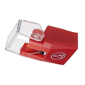 Audio-Technica VMN40ML MicroLine Nude Replacement Turntable Stylus Red