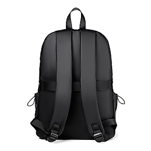 DEARART Travel Laptop Backpack, College School Computer Bag, Durable & Water Resistant & Lots Pockets Backpacks For Men Women, Fits 15 inch Notebook, Black Book bag