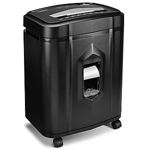 Aurora AU1830XA Heavy Duty Anti-Jam 18-Sheet Crosscut Shredder/30 Min Run Time/ 5-Gallon Pullout Basket and Casters
