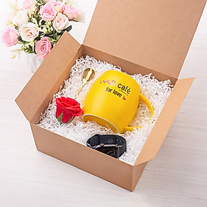 GEFTOL Small Black Gift Box 50 Pack 4 x 4 x 4 inches Fold Box Easy Assemble Paper Gift Box Bridesmaids Proposal Box for Bridal Birthday Party Christmas(Black)