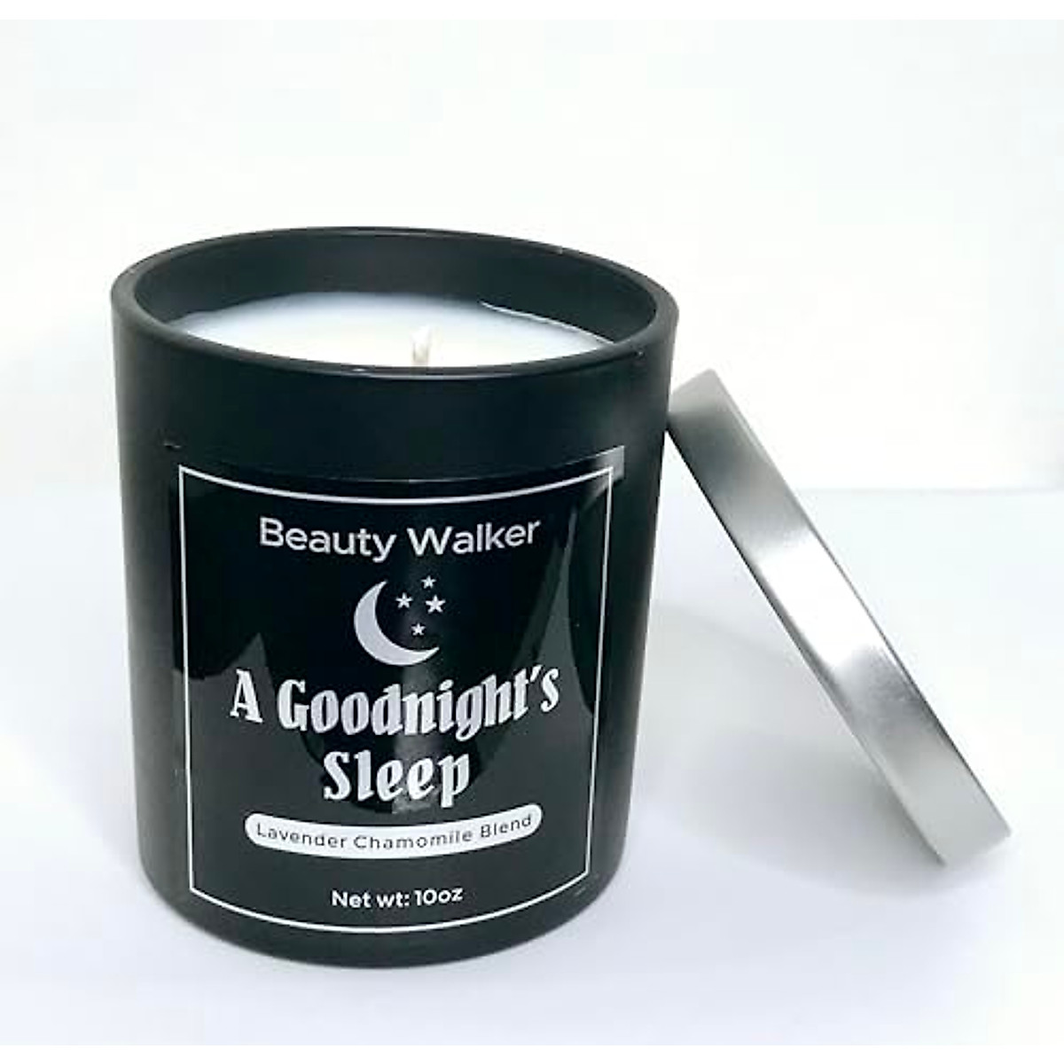 Beauty Walker A Goodnight's Sleep Candle - Lavender Chamomile 100% Natural Organic Soy Wax