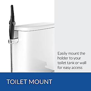Bio Bidet 7ZPEARLHCB Toilet Attachment Kit for Posterior & Feminine Wash | Pearl Handheld Sprayer, Black