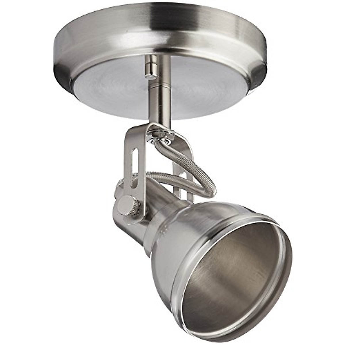 CANARM ICW622A01BN10 LTD Polo 1 Light Ceiling/Wall, Brushed Nickel with Adjustable Head
