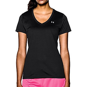 Under Armour Women's UA Tech V-Neck MD Black