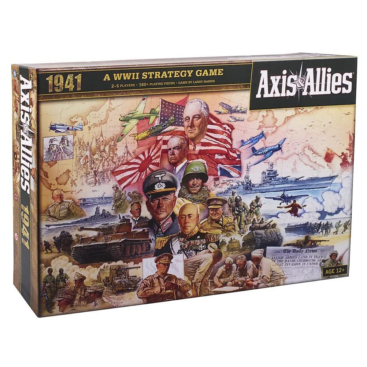 Avalon Hill Axis and Allies 1941 Board Game,5 players, Multicolor, 5 players