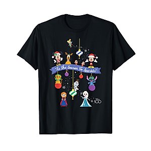 Disney 100 Christmas Holiday ‘Tis the Season to Sparkle! T-Shirt