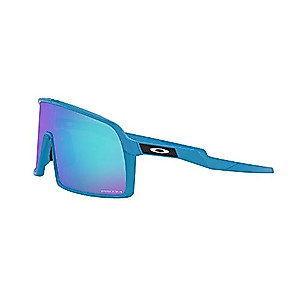 Oakley Men's OO9406 Sutro Rectangular Sunglasses, Sky/Prizm Sapphire, 37 mm