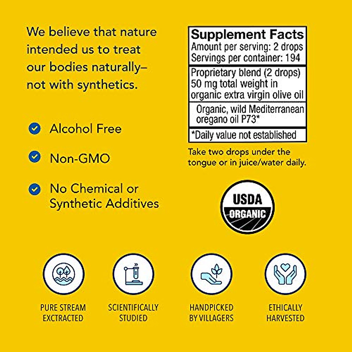 NORTH AMERICAN HERB & SPICE Oreganol P73 - 0.45 fl. oz. - Immune Support, Optimal Health - Unprocessed, Organic, Wild Oregano Oil - Mediterranean Source - Non-GMO - 194 Servings