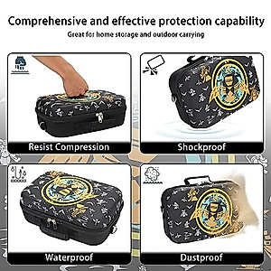 Zelda Carrying Storage Case for Nintendo Switch/OLED Model - Tears of the Kingdom - Portable Hard Shell Travel Messenger Bag Soft Lining 18Card Slots for Switch Console Pro Controller & Accessories