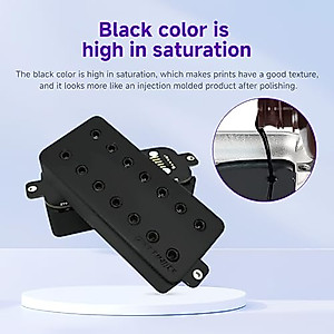 RESIONE Tough 3D Printer Resin, Not Brittle ABS Like Tough & Rigid 3D Resin for LCD 3D Printing UV 405nm (K Black 1KG)