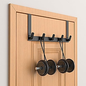 CHAUNCEY HOME Towel Coat Hooks - Hooks for Kitchen Bathroom and Bedroom (Matte Black)