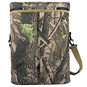 American Outback 48 Can (30L) Glacier Cooler with Accessory Pocket and Welded Seams, 14" x 12" x 17.5", Camo