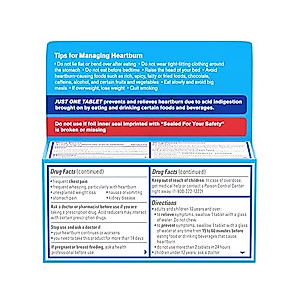 Pepcid AC Original Strength Heartburn Relief Tablets, Prevents & Relieves Heartburn Due to Acid Indigestion & Sour Stomach, 10 mg Famotidine to Reduce & Control Acid, Fast-Acting, 90 Ct