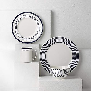 Kate Spade New York Charlotte Street East 4 Piece Place Setting,Blue