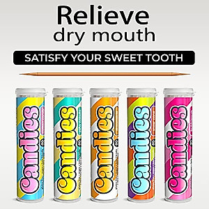 Xero Picks - Infused Flavored Toothpicks for Long Lasting Fresh Breath - Variety Packs (Candies, 5 Pack)