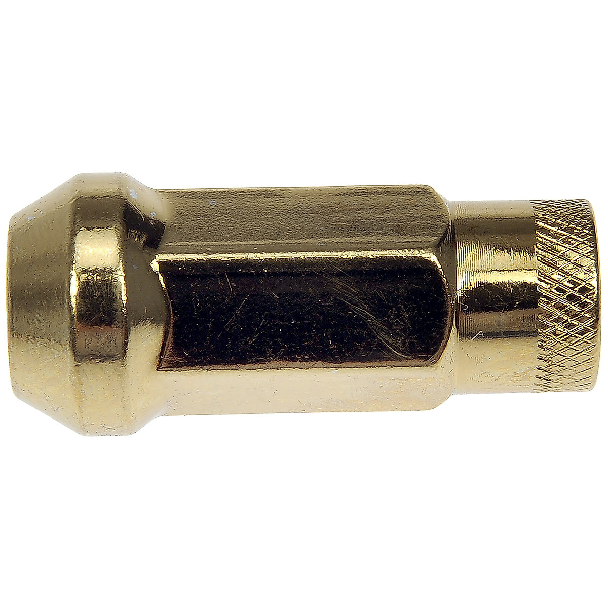 Dorman 713-385K Gold Open End Knurled Wheel Nuts Compatible with Select Models, 20 Pack