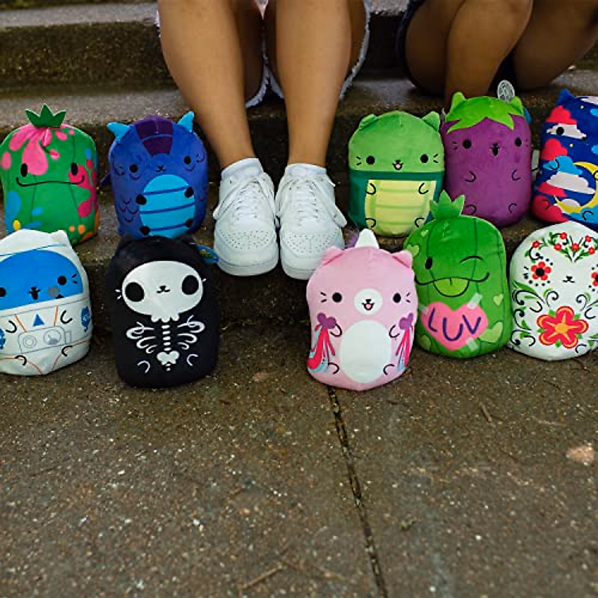 Cats vs Pickles - Jumbo - Hank - 8" Super Soft and Squishy Stuffed Bean-Filled Plushies for Kids, Boys, & Girls - Collect Them All!