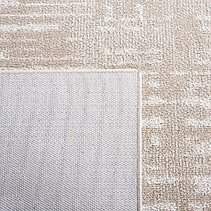 Safavieh Bayside Collection Machine Washable 5'3" x 7'6" Beige/Ivory BAY132B Living Room Dining Bedroom Area Rug