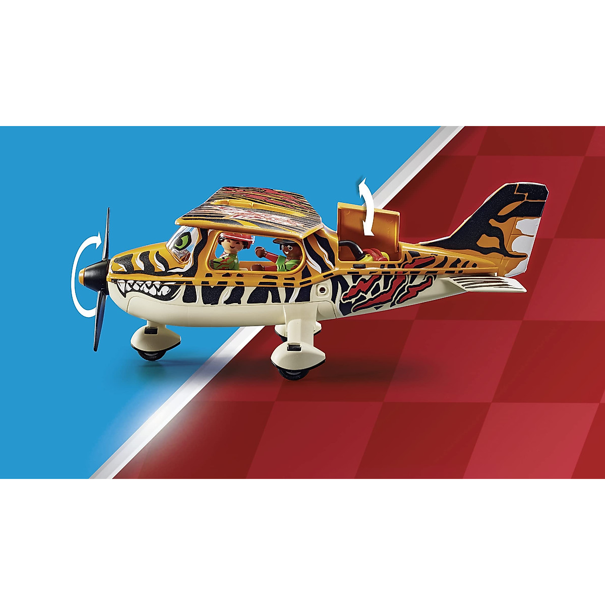 Playmobil Air Stunt Show Tiger Propeller Plane