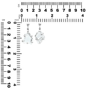 Starborn Petalite Crystal Raw Stone Pendant in Fine Sterling Silver