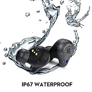 mifo O5 Gen 2 Touch Version 2023 True Wireless Earbuds with 2600mAh Charging Case Bluetooth 5.2 Sport Wireless Headphones Qualcomm CVC 8.0 Noise Cancelling IPX7 Water-Resistant Wireless Earbuds
