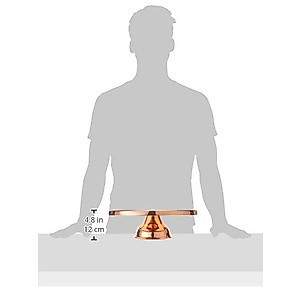 Godinger Cake Stand/Server, Copper Finish