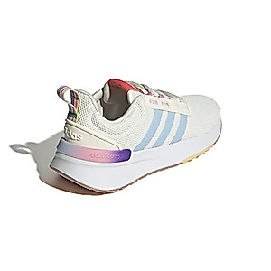 adidas Women's Racer TR21 Running Shoe, Off White/Semi Turbo/Pulse Amber, 8