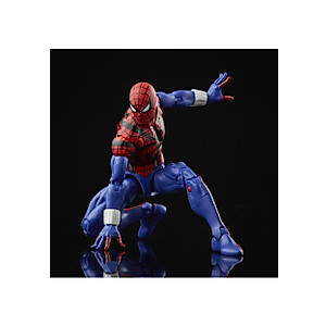 Spider-Man Marvel Legends Series 6-inch Ben Reilly Action Figure Toy, Includes 5 Accessories: 4 Alternate Hands, 1 Web Line FX