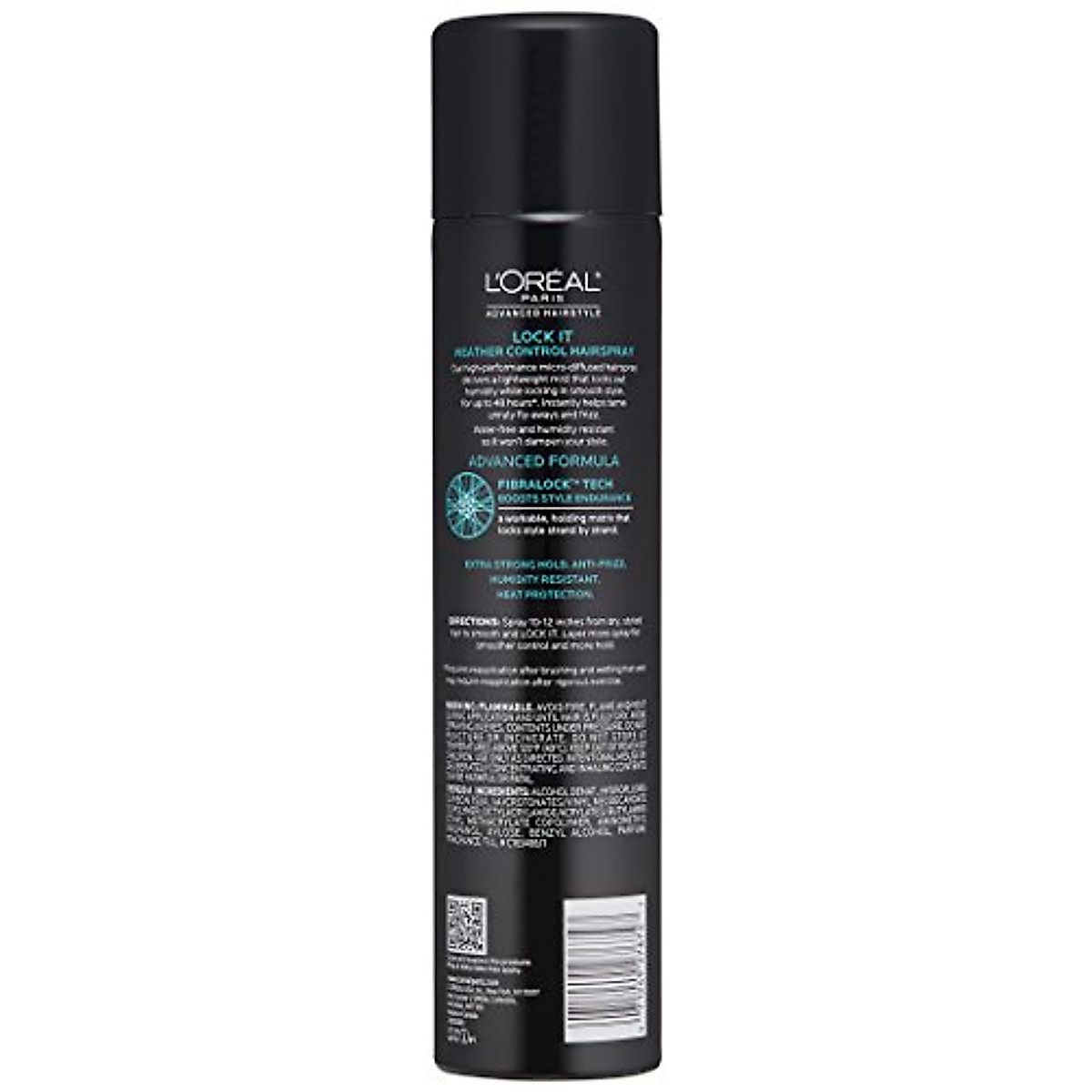 L'Oréal Paris Advanced Hairstyle LOCK IT Weather Control Hairspray, 8.25 oz. (Packaging May Vary)