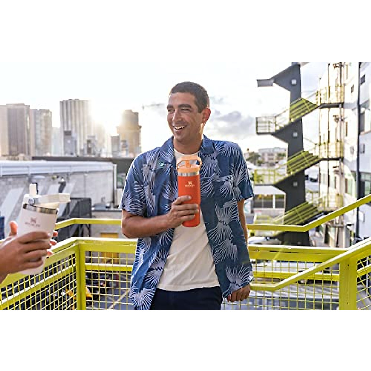 Stanley IceFlow Stainless Steel Tumbler with Straw - Vacuum Insulated Water Bottle for Home, Office or Car - Reusable Cup with Straw Leakproof Flip - Cold for 12 Hours or Iced for 2 Days (Tigerlily)