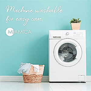 Miamica Foldable Travel Laundry Bag, Black & Rose Gold – Measures 21” x 22” When Fully Opened – Foldable Laundry Bag with Drawstring Closure – Durable, Lightweight Travel Accessories