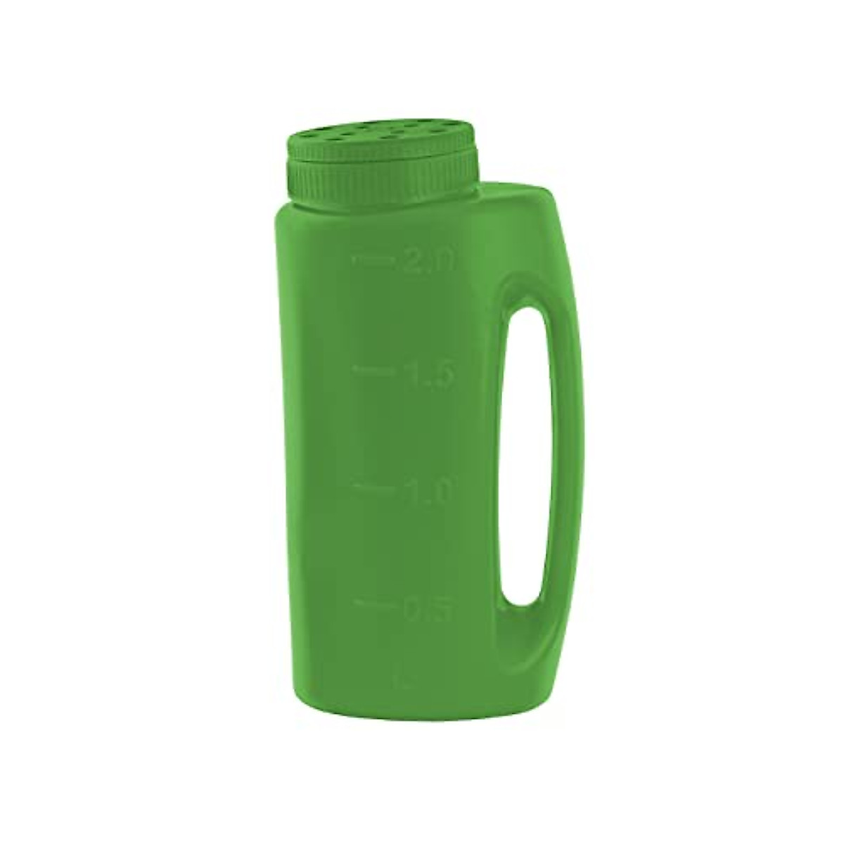 Ice Melt Salt Spreader Handheld Shaker for Lawn Seed, Salt, Ice Melt, Calcium, Deicer Shaker 2 Liter, Adjustable Hole Size, Handy for Fertilizer Lawn Seed Salt to Deice