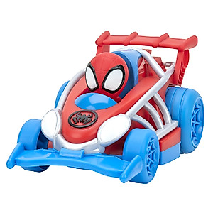 Marvel Spidey and His Amazing Friends Webbed Wheelie Vehicle - Features Built-in Spidey Super Hero