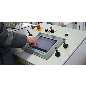 Gechic 13.3" T131A Industrial Touch Monitor, HDMI, USB-C Built-in Gain IC Long Transmission,VESA Mount,10-Finger high Immunity Touch,True-Flat Touchscreen for Embedded Device POS/Kiosk/Automation