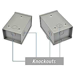 aqxreight - 30 Amp Generator Power Inlet Box, TT-30P Power Inlet Box, 125 Volt, Max Power 3750 Watts, Weatherproof, Outdoor Use