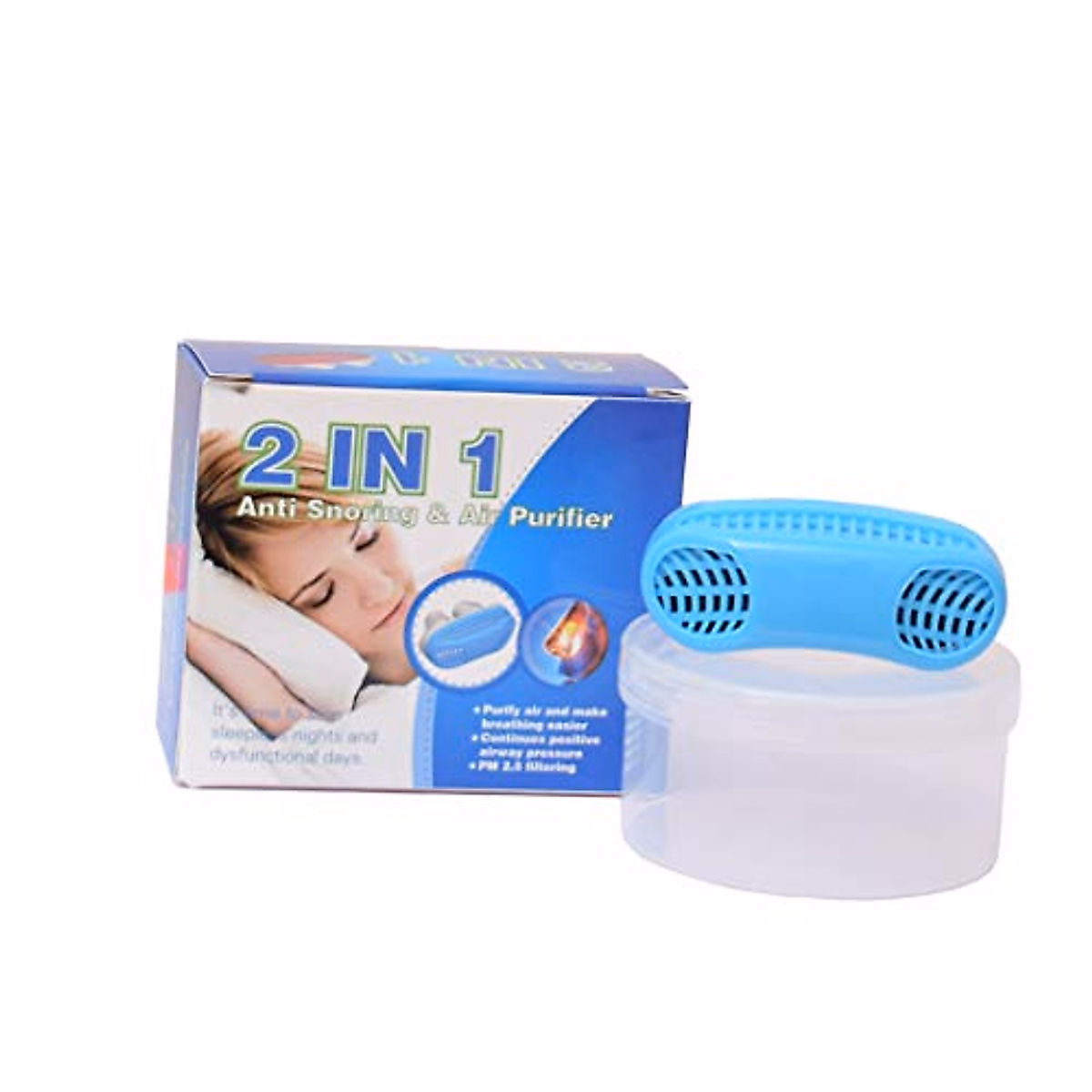 2 in 1 Anti Snoring&Air Purifier-Comfortable Sleep to Prevent snoring air Purifying Respirator