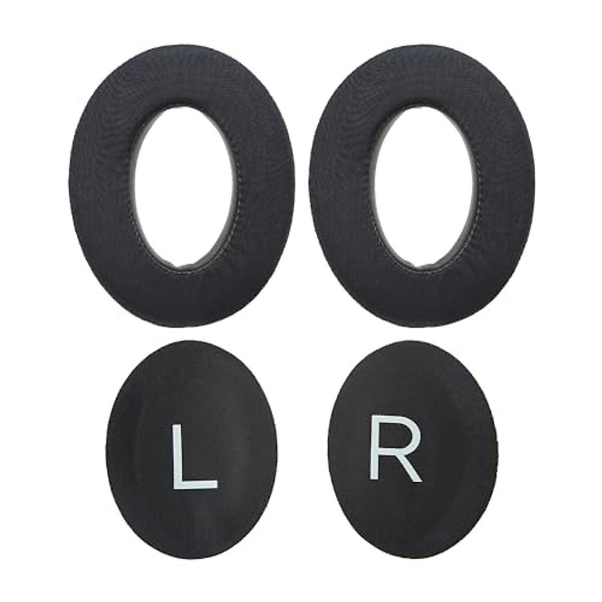 Ear Cushions for Bose QuietComfort 45 QC45 QC35 ii QC35 Ear Pads Headphones Gel Earpads Replacement with Upgraded Memory Foam, Cooling Silicone Gel and Milk Silk Fabric