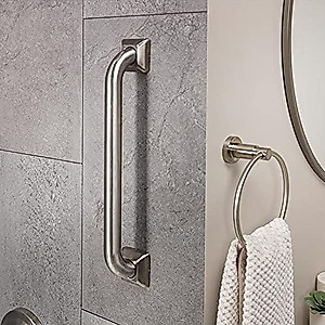 Bathroom Grab Bars Stainless Steel Handrail ADA Compliant 500lbs bathtubs and Showers Toilet Handle Safety for Handicap, Elderly, Disabled, Injury (12 inches)