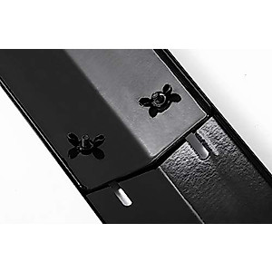 DELSbbq Universal Adjustable Grill Heat Plate Replacement for Gas Grill, Porcelain Steel Heat Plate Shield, Flavorizer Bar, Extends from 11.75" up to 21" L (Pack of 3)