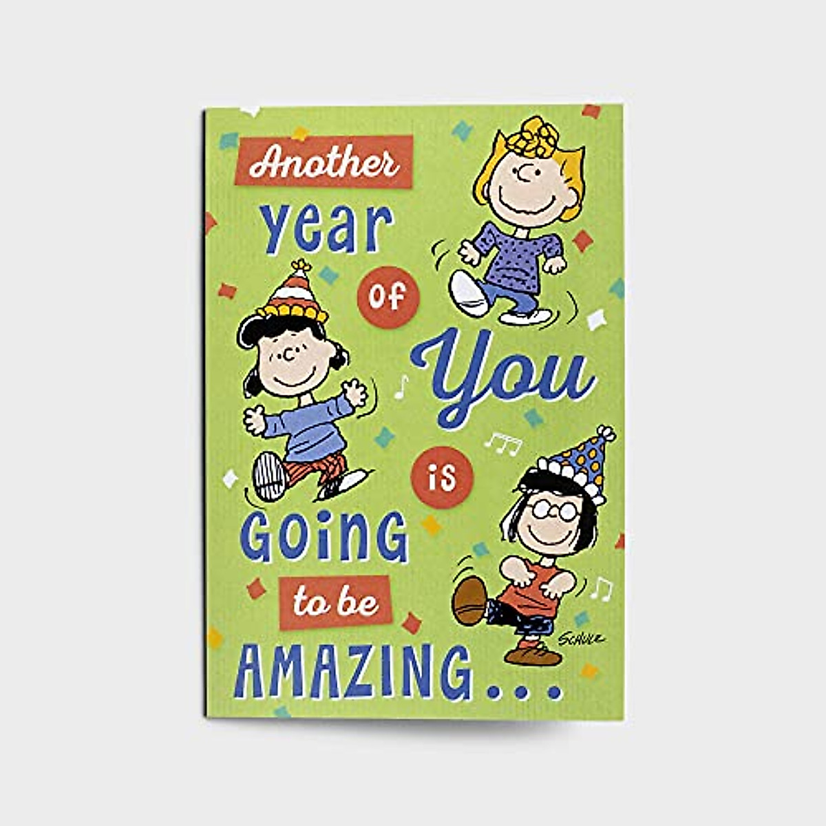 DaySpring - Peanuts - Happy Birthday - 4 Design Assortment with Scripture - 12 Boxed Cards & Envelopes (J0381)