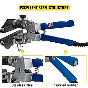 Mophorn Heat Crimp Sealer FKR-400 16" Bag Crimper 500W/110V Portable Hand Held Heat Crimper Sealer w/ 0-250℃ Temperature Control For Mylar Bag,Foil Bag, Cellophane Bag, Kraft Paper Bag, BOPP Bag